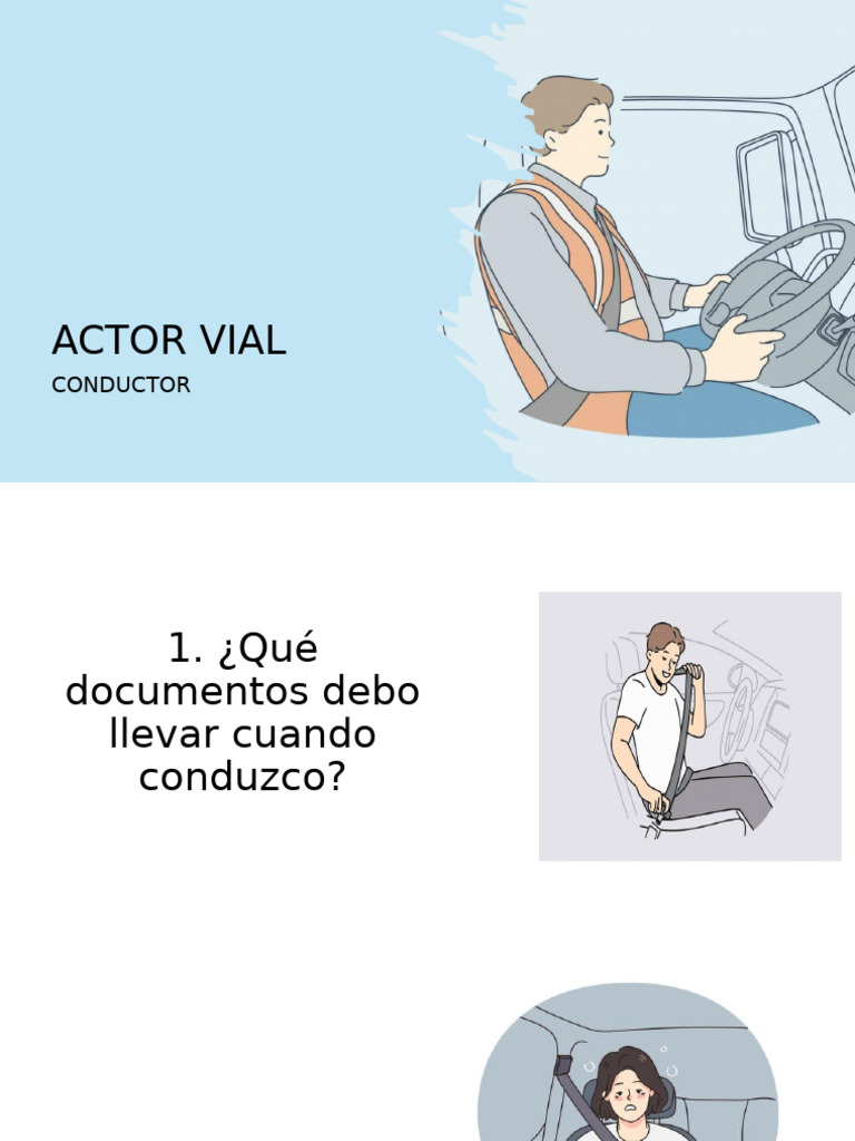 Actor Vial | PDF | Peatonal | Tráfico