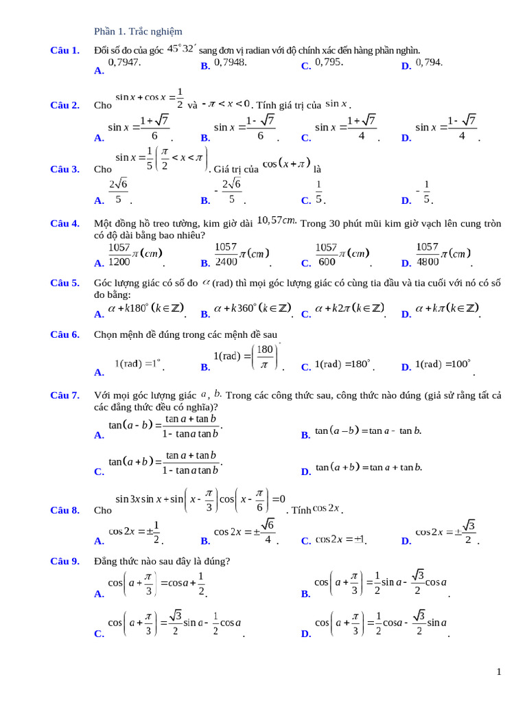 Đề 6-GK1-11 | PDF
