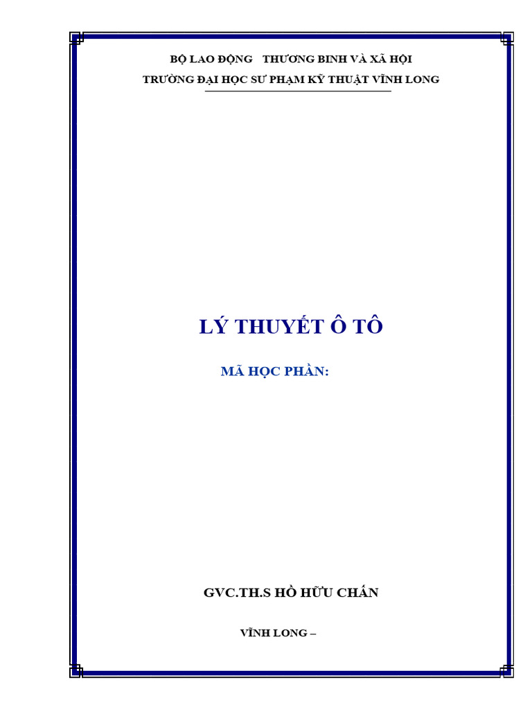 1.Giao trinh LTOTO 2014 | PDF