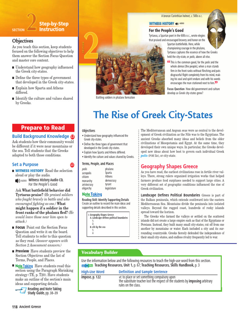 Greek City-States: Geography and Governance | PDF | Sparta | Citizenship
