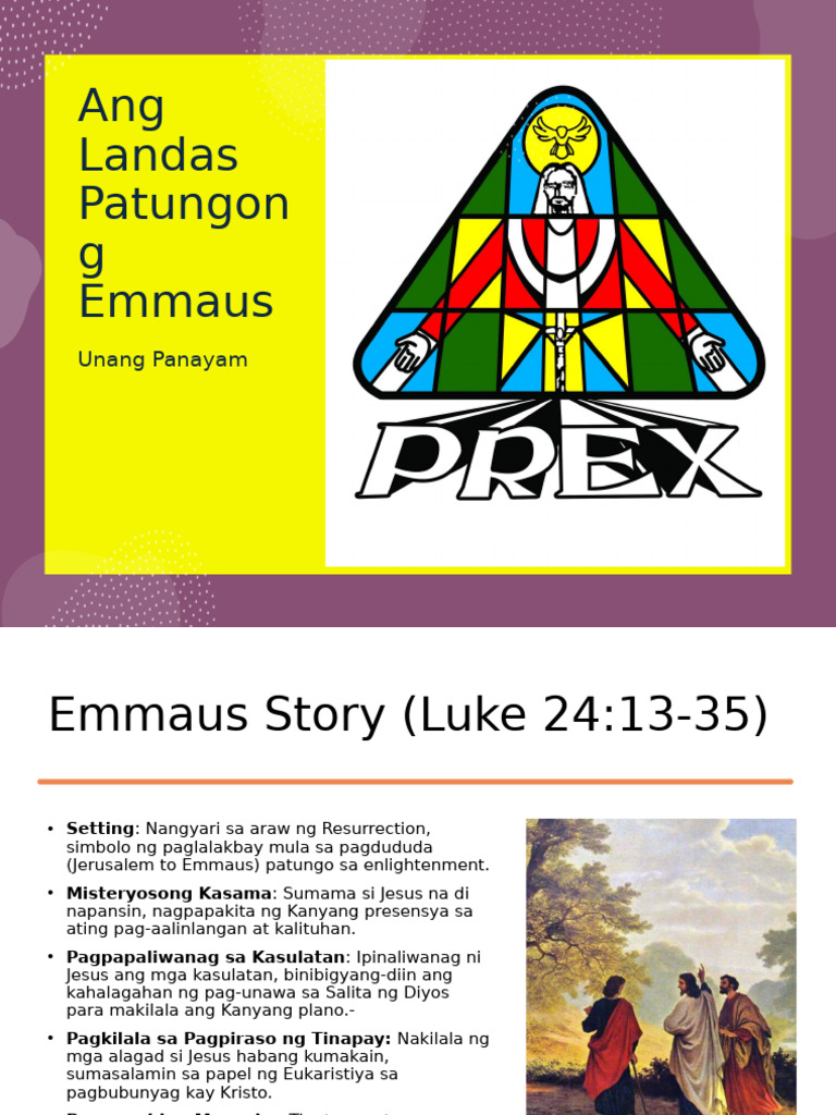 Ang Landas Patungong Emmaus 2024 07 12 23 - 33 - 51 | PDF