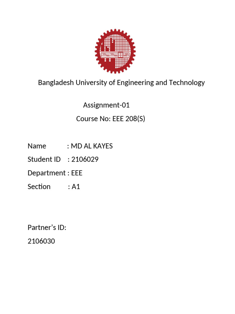 Assignment 01 (2106029) | PDF