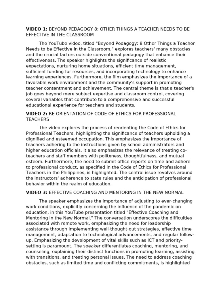 Jovelyn.Summary.edited | PDF | Learning Styles | Teachers