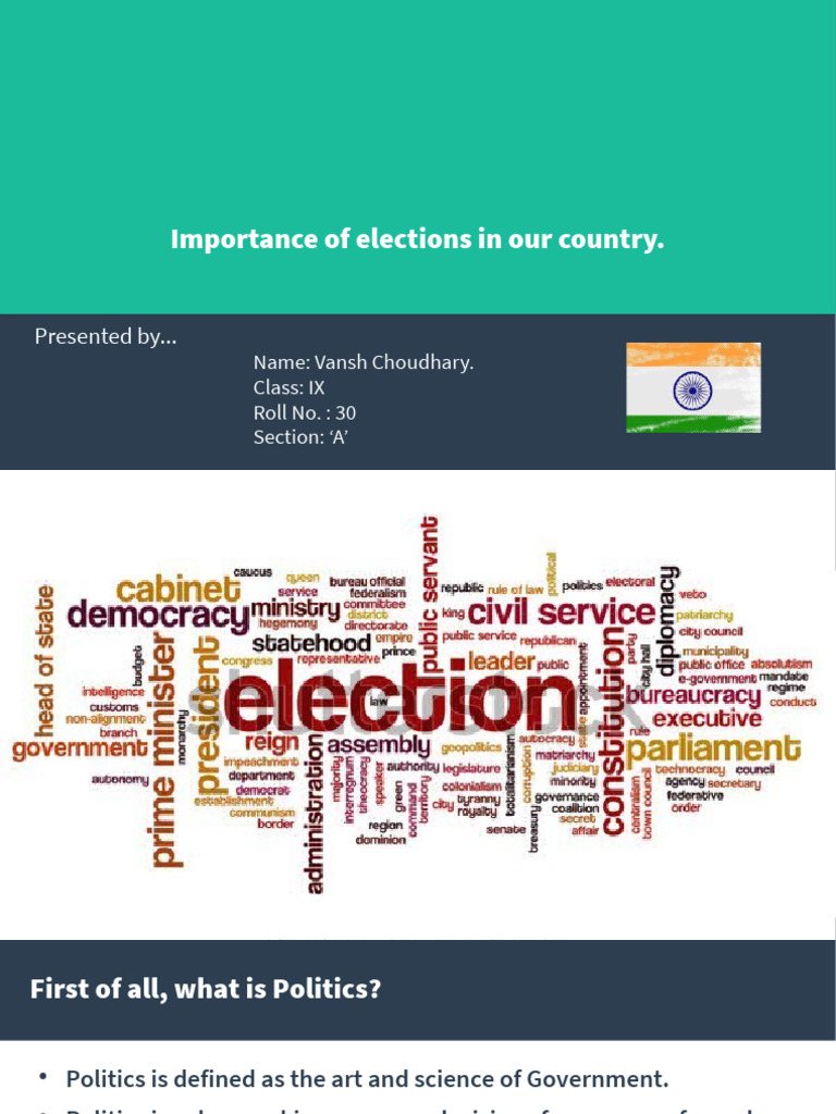Importance of Elections | PDF | Elections | Voting