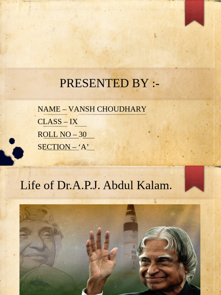 Dr.A.P.J.Abdul Kalam | PDF | Outer Space