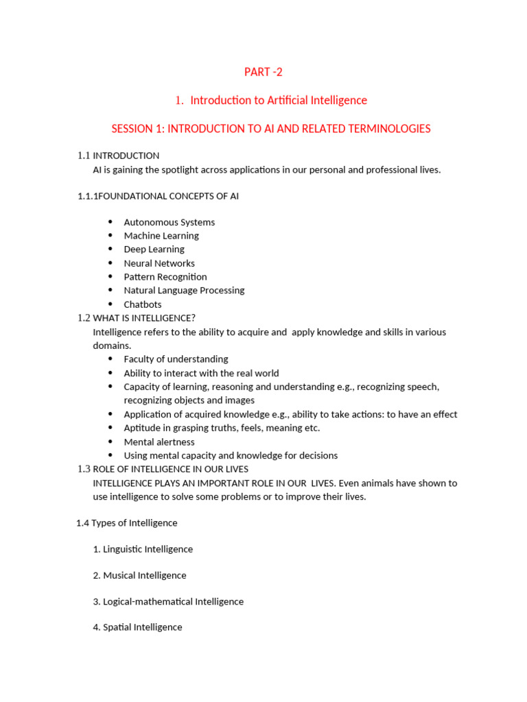 Class10_Facilitator | PDF | Artificial Intelligence | Intelligence (AI) & Semantics