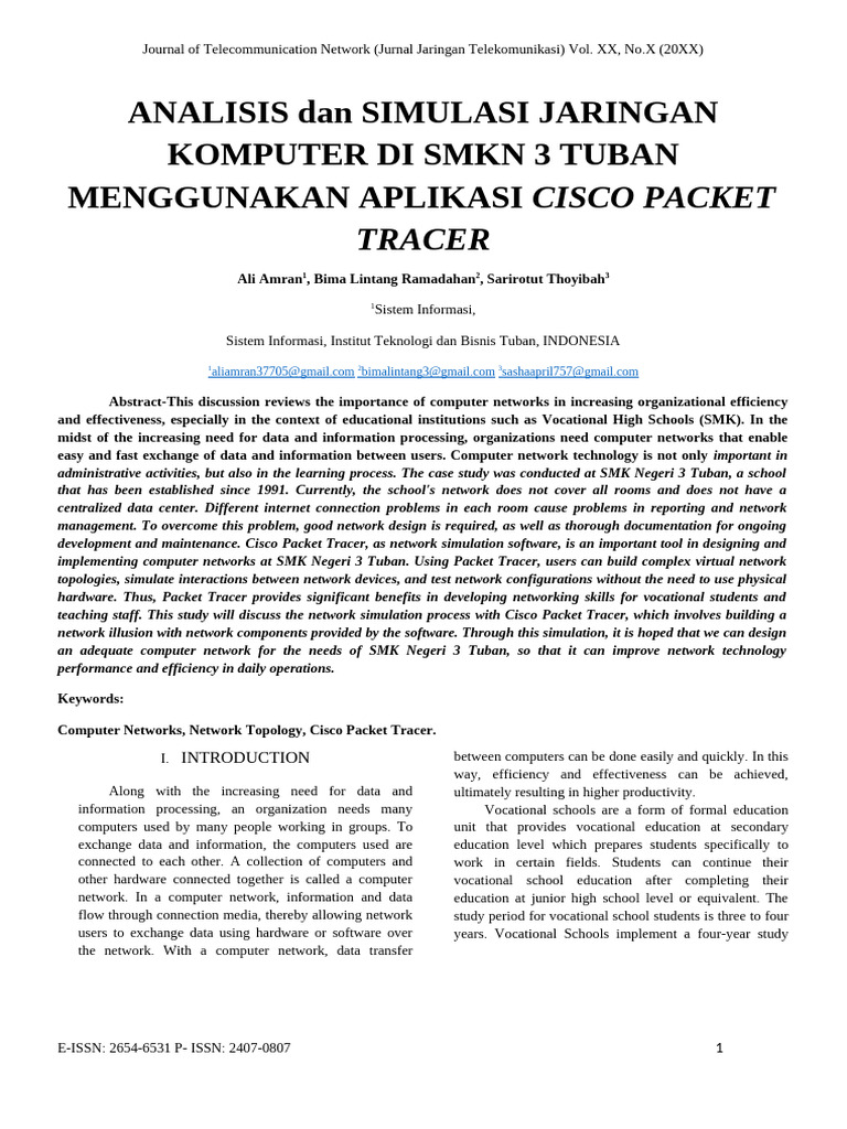 Simulasi Jarkom | PDF | Computer Network | Router (Computing)