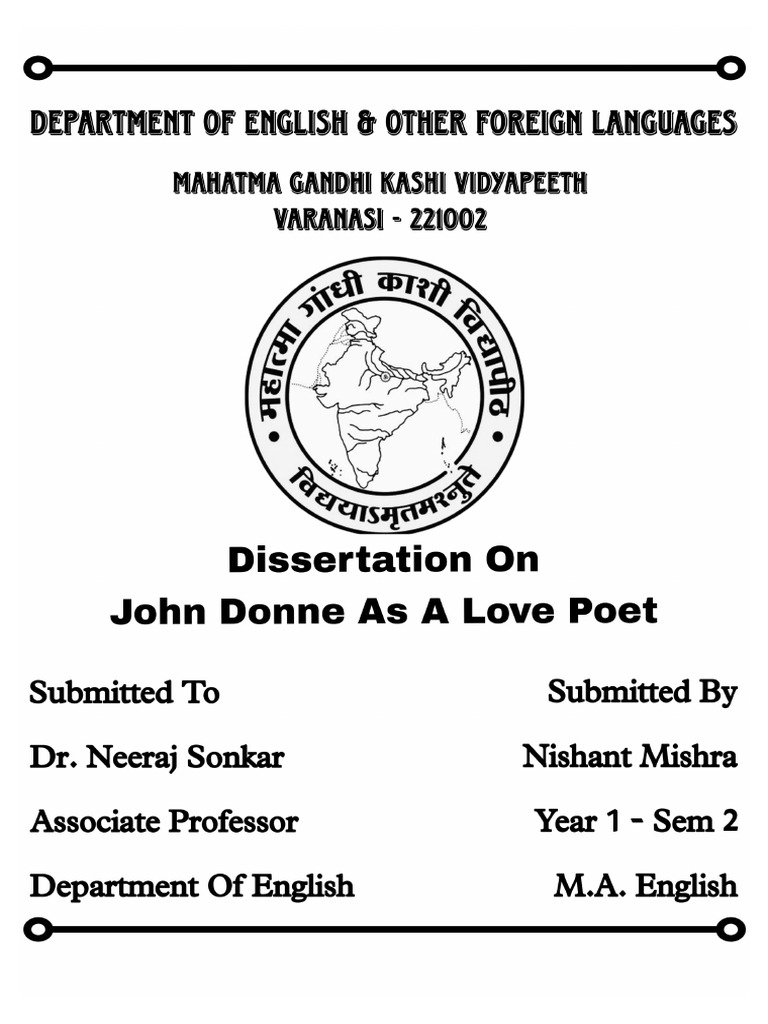 English Dissertation | PDF