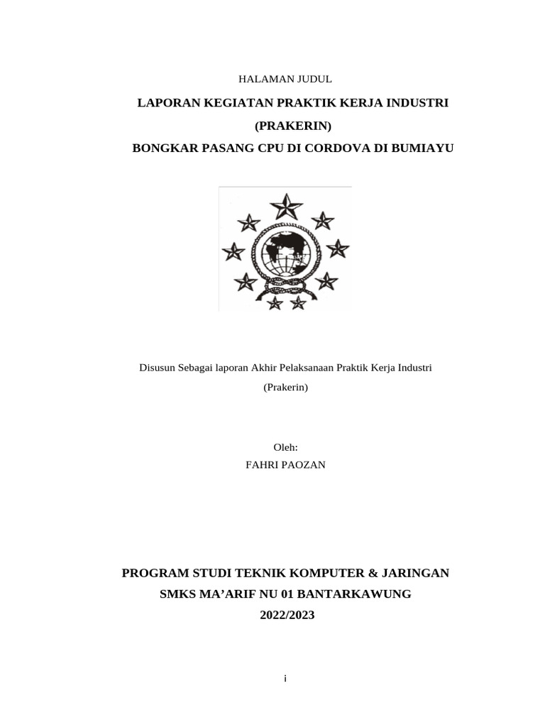 Laporan Fahri | PDF
