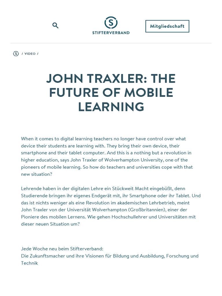 Mobile Learning Revolution Insights | PDF