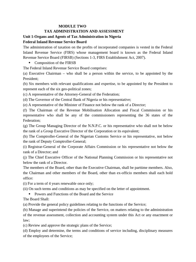 ACC 305 MODULE TWO | PDF | Taxes | Tribunal