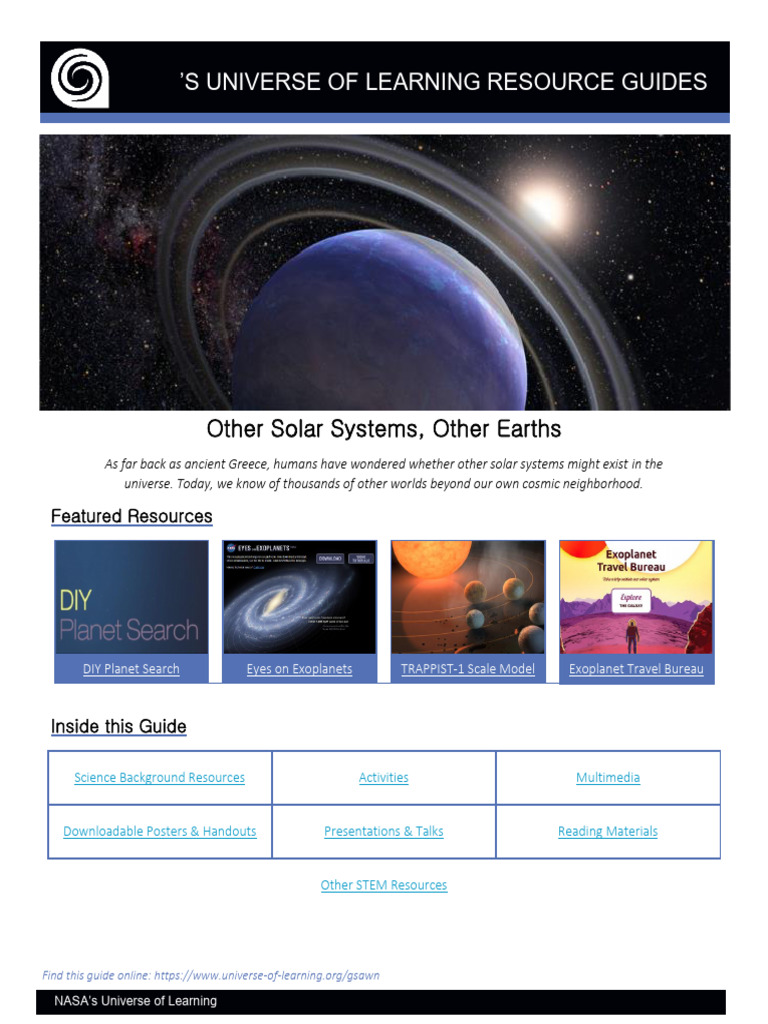 Exploring Alien Earths and Exoplanets | PDF | Exoplanet | Planets