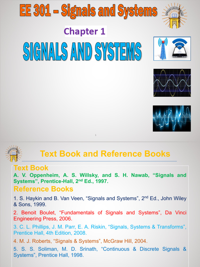 Chapter_1_Signals and Systems | PDF | Applied Mathematics | Mathematics