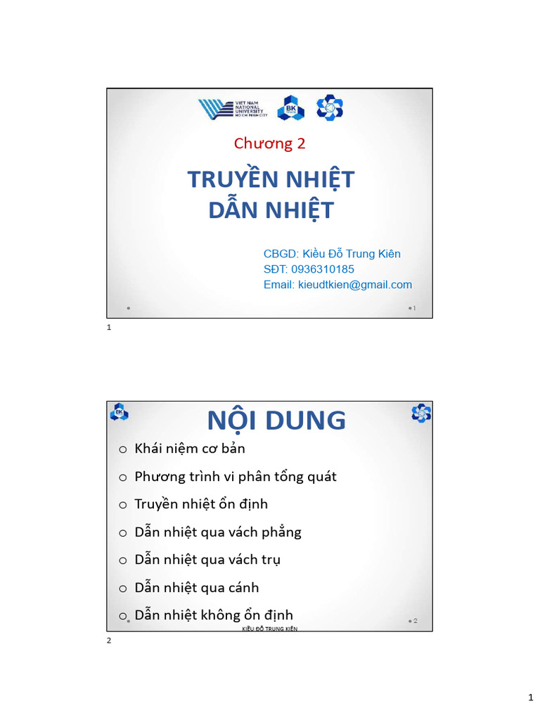 Chuong 2 - Truyen Nhiet Dan Nhiet | PDF