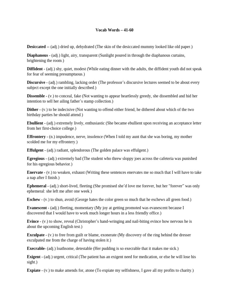 1st List of 41-60 | PDF