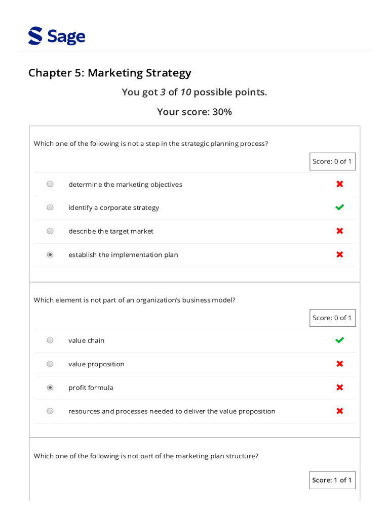 Chapter 5 - Marketing Strategy - Online Resources | PDF | Strategic ...