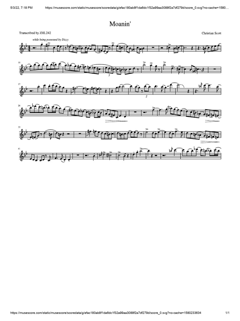 Musescore SVG Score Data | PDF