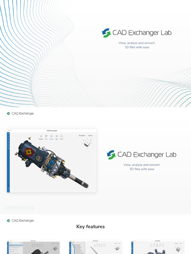 CAD_Exchanger_GUI for business_presentation | PDF | 3 D Computer ...