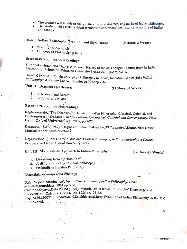 PHILOSOPHY 5TH SEMESTER SYLLABUS | PDF | Continental Philosophy ...
