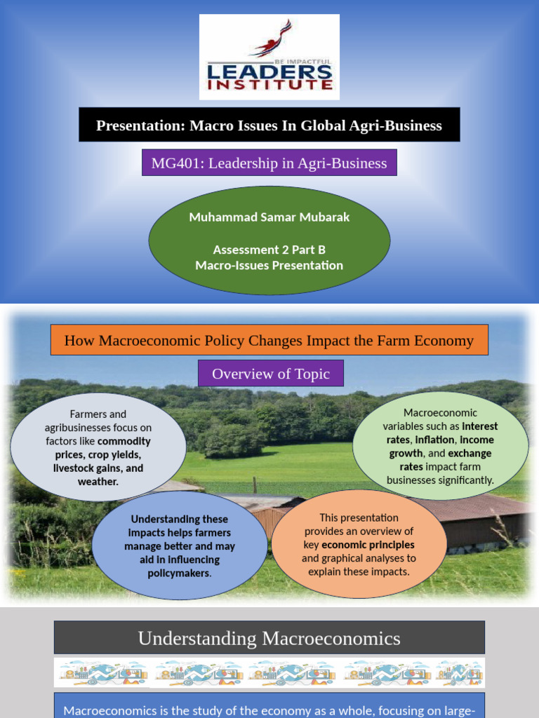 Macro Management in Global Agribusiness | PDF | Agriculture ...
