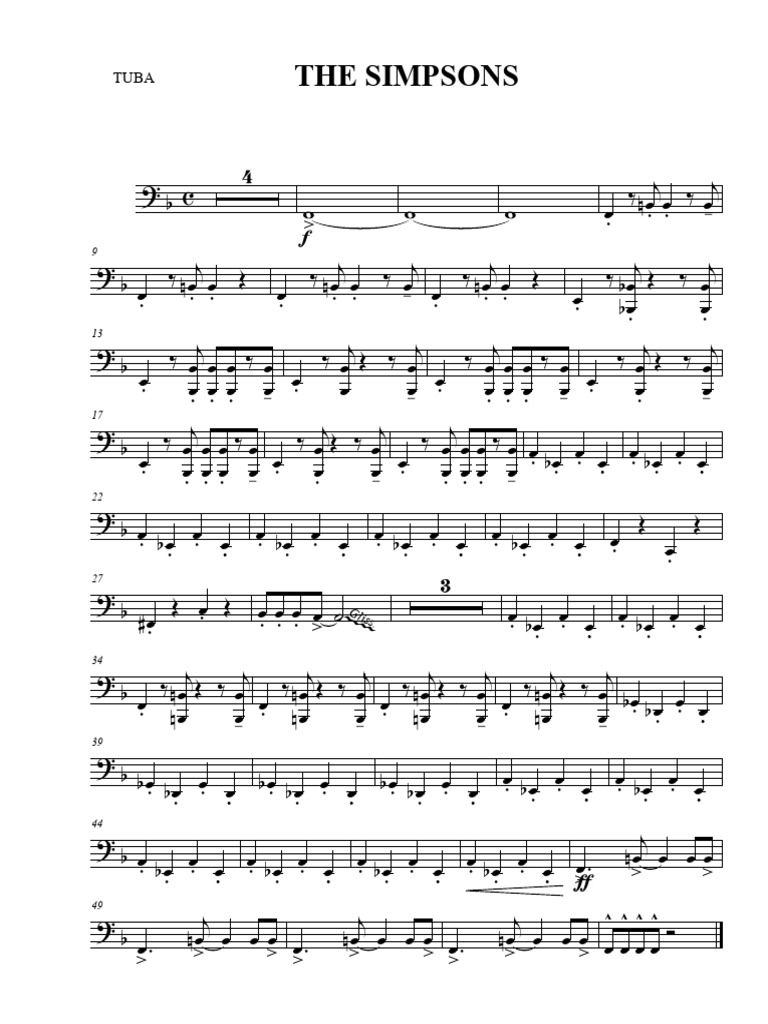The Simpsons - Tuba | PDF