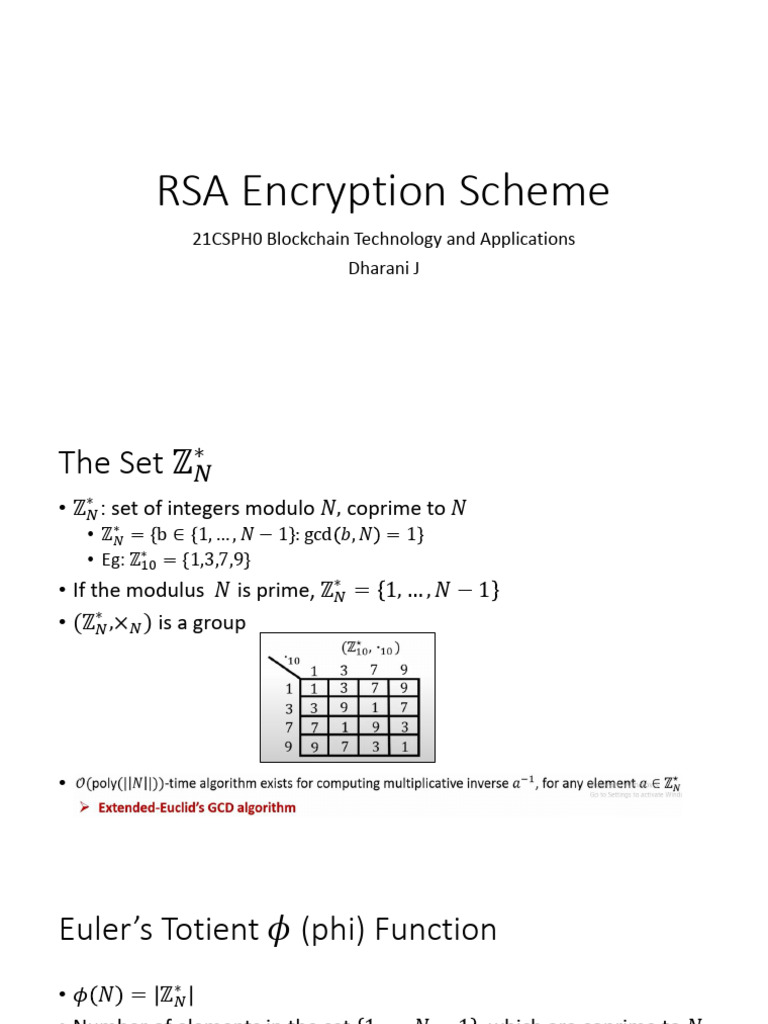 6.RSA Encryption | PDF | Teaching Methods & Materials