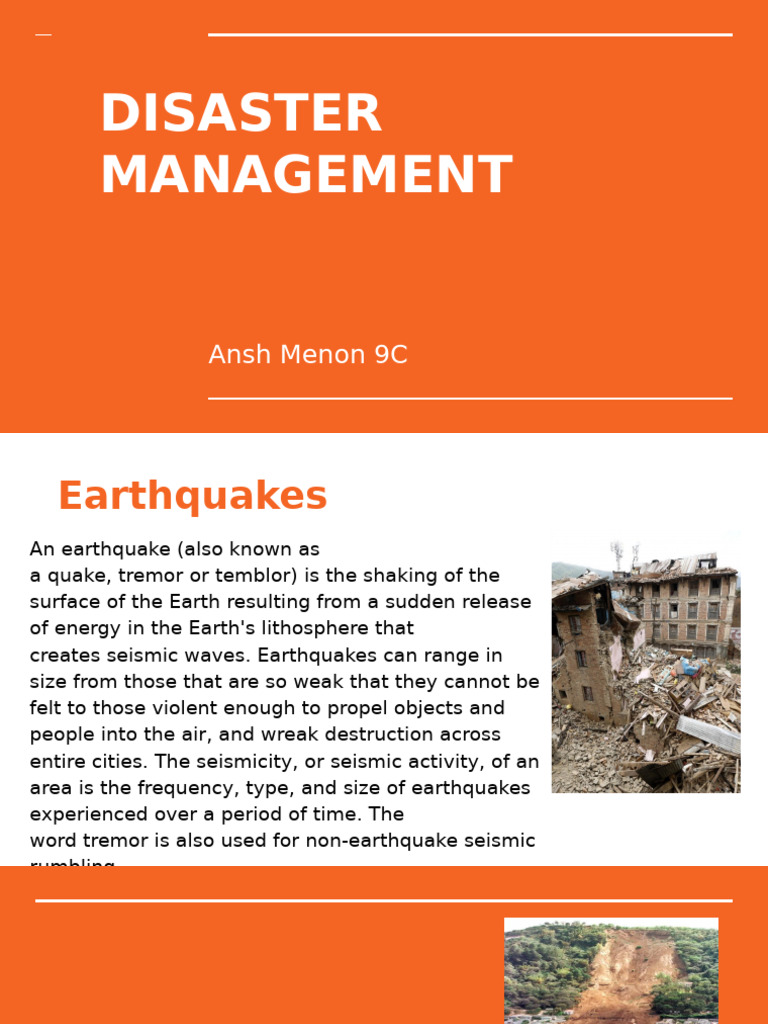 Understanding Earthquakes and Safety Tips | PDF | Earthquakes | Plate ...