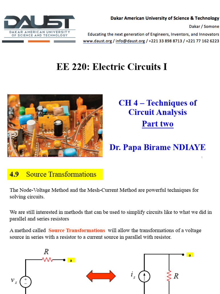 CH4 PBN Part2 Autosaved | PDF | Electrical Network | Electronic Engineering