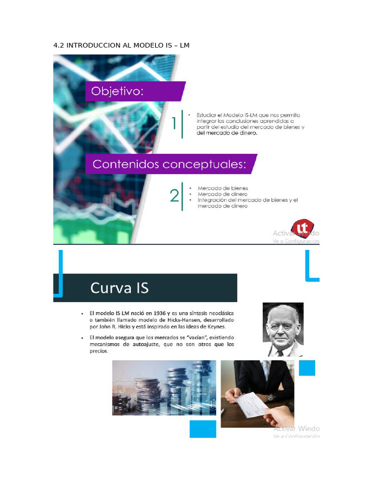 Introduccion Al Modelo is-lm | PDF