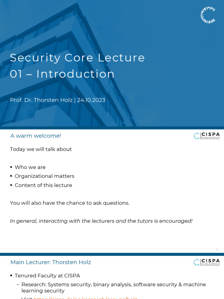 01-Intro | PDF | Cybercrime | Computer Security 01-Intro | PDF | Cybercrime | Computer Security