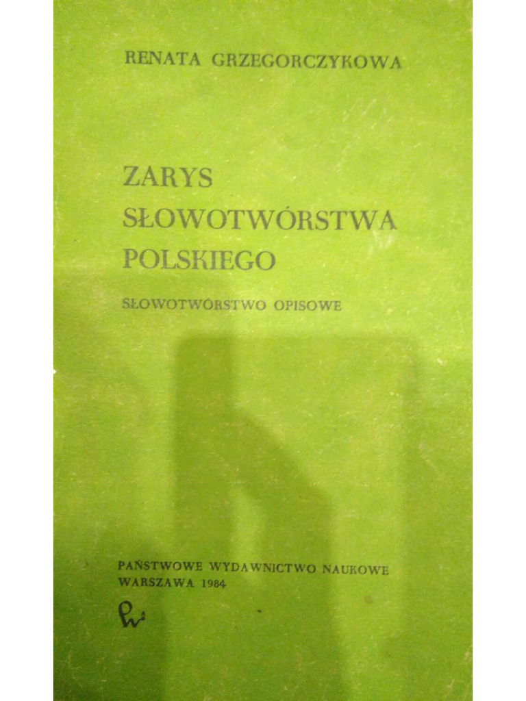 Grzegorczykowa Typologia Formantow | PDF