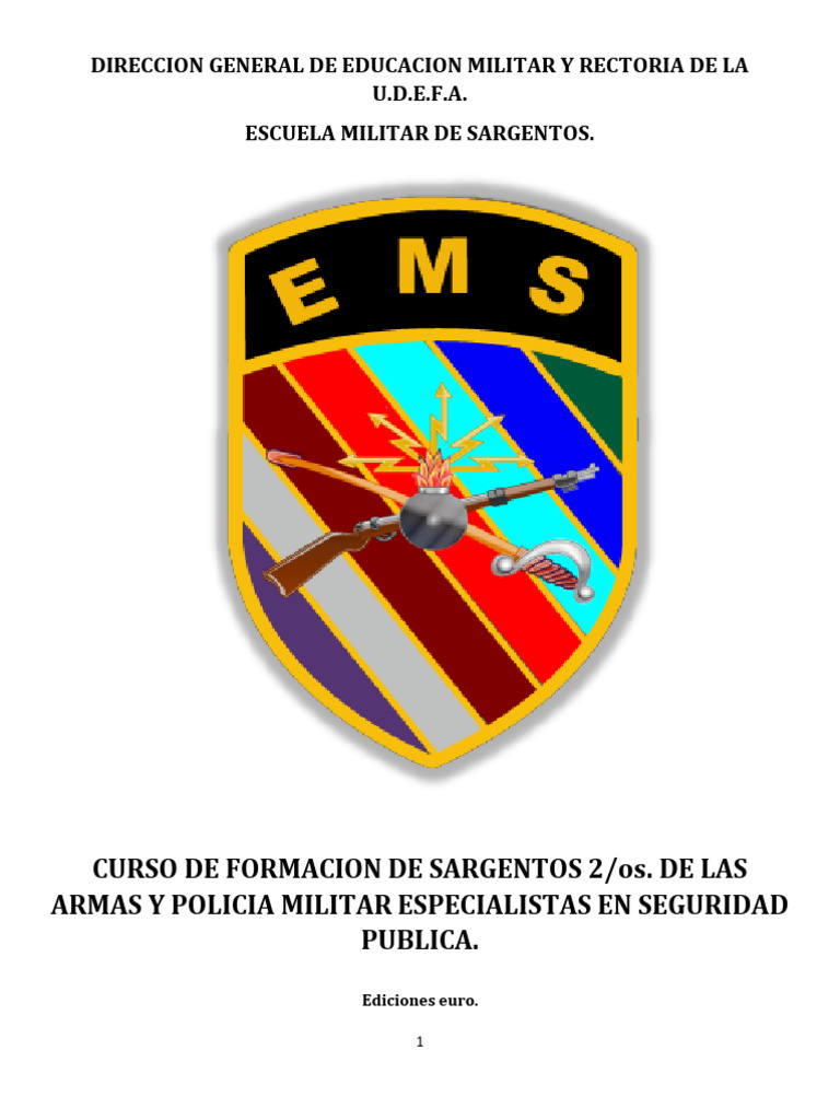 Temario Ems 2022 Euro. | PDF | Disciplinas | Oficial (Fuerzas Armadas)