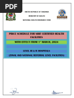 NHIF Benefits Package - Health Center | PDF | Patient | Dentistry