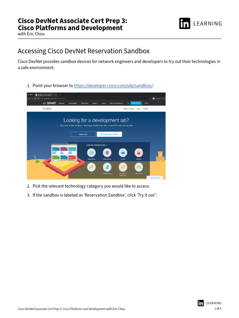DevNet Reservation Lab | PDF | Technology & Engineering