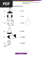 Mensuration Class 8 Worksheet Maths Chapter 9 | PDF | Area | Geometric ...