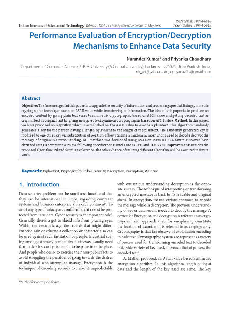 Article40 Document | PDF | Encryption | Key (Cryptography)