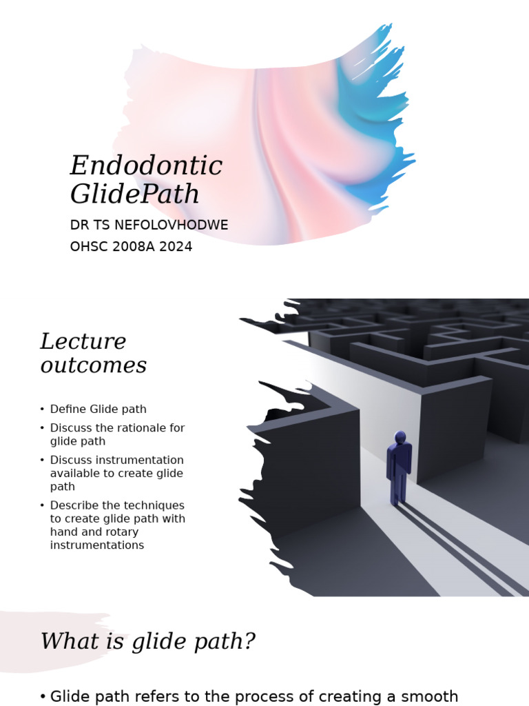 Endodontic GlidePath | PDF | Medical Specialties | Dentistry Branches