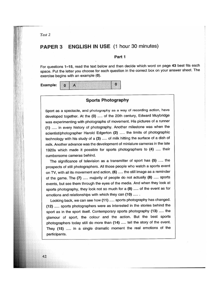 CAE Test 2 - UOE | PDF