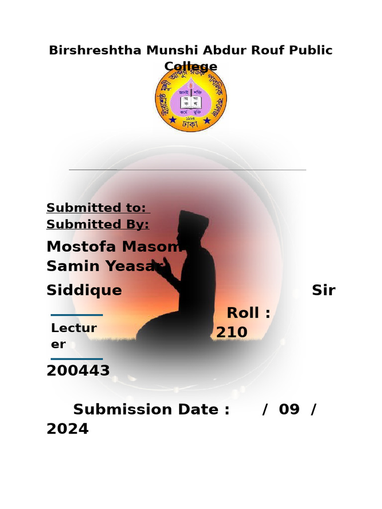 Religion Assignment | PDF