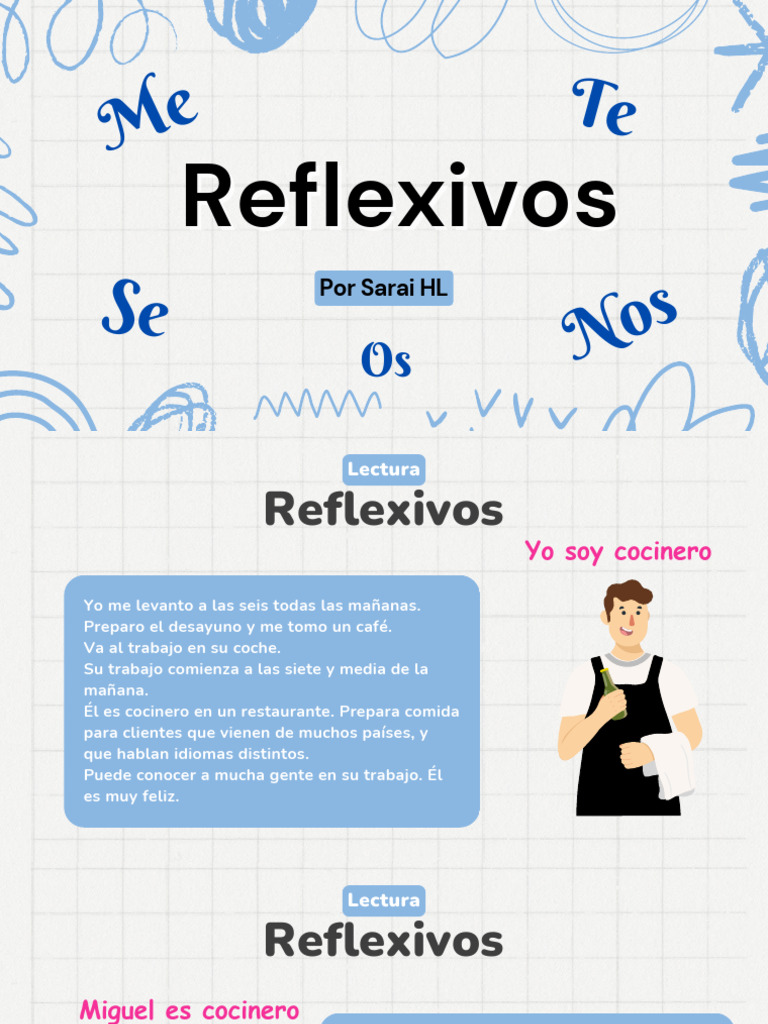 Pronombres Reflexivos | PDF