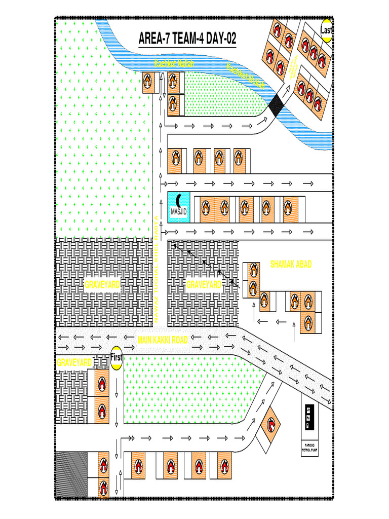 Shamak & Nawaz Tughal Khel Map Dwg-Model | PDF