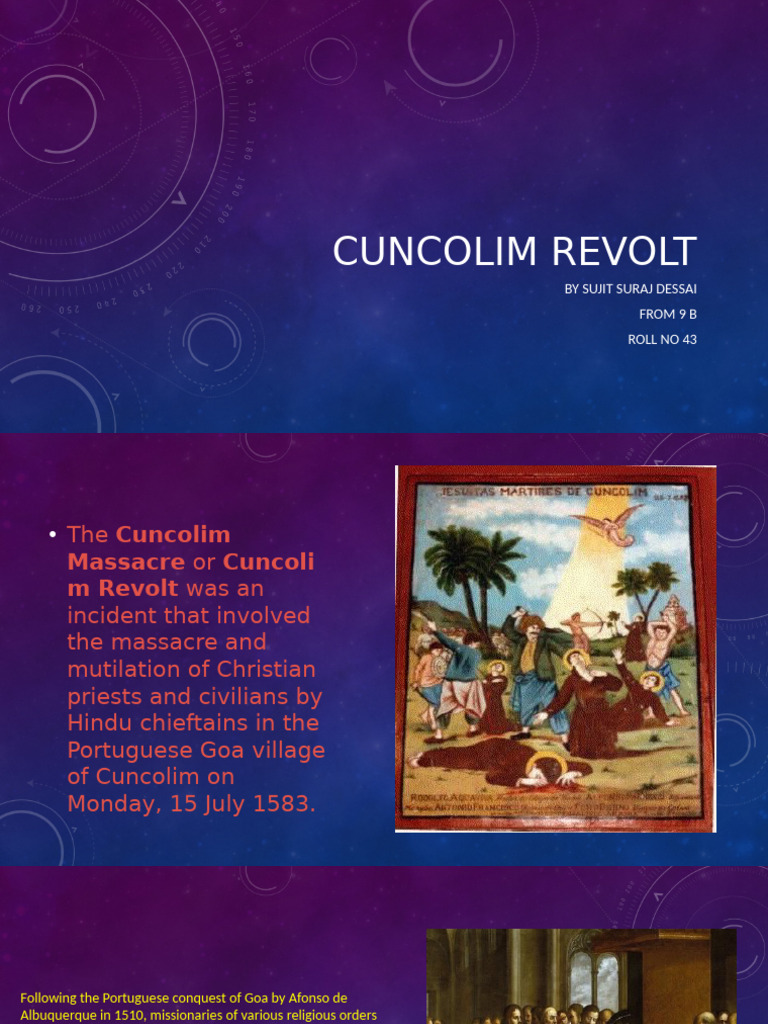 Cuncolim Revolt | PDF