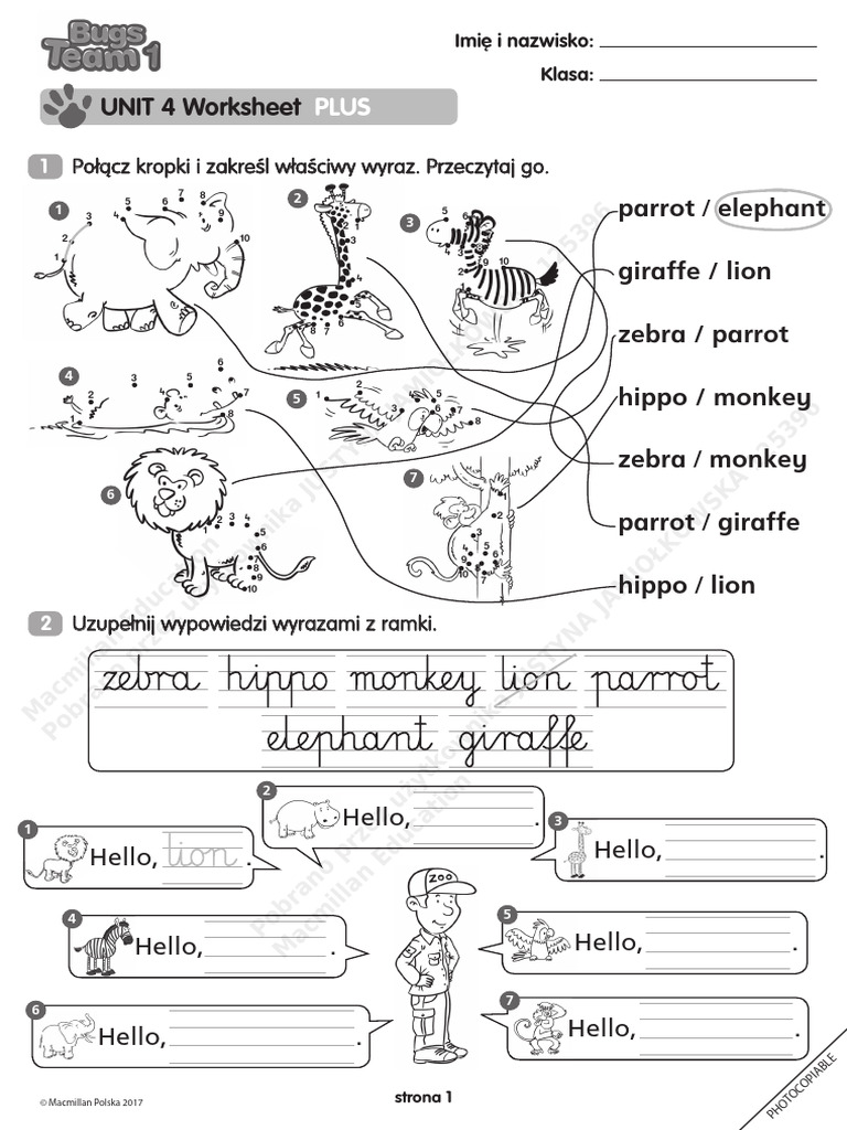 BT1 Unit 4 PB Worksheet Plus | PDF