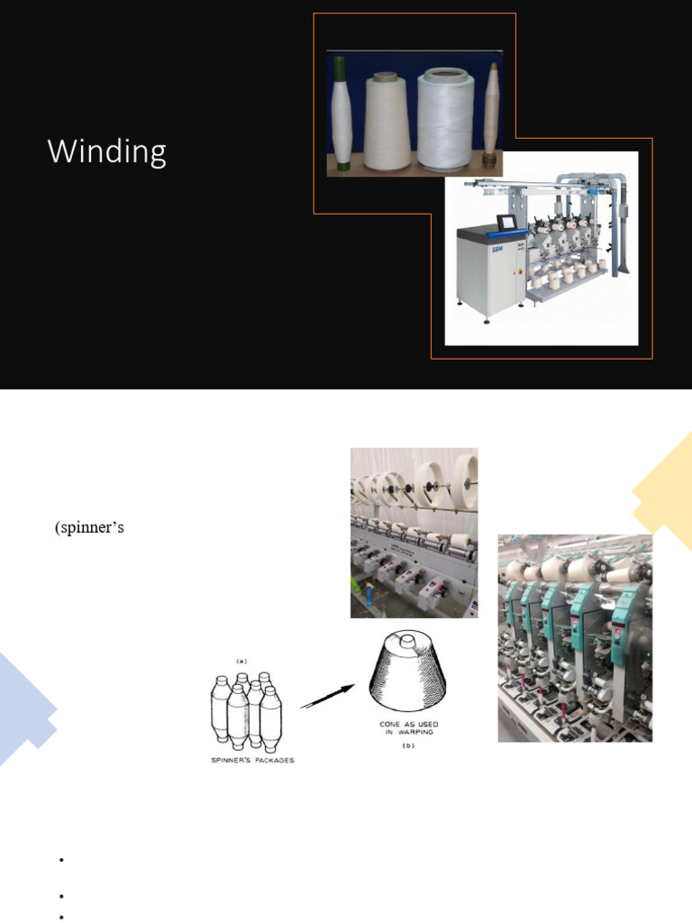 2-Winding | PDF | Spinning (Textiles) | Loom