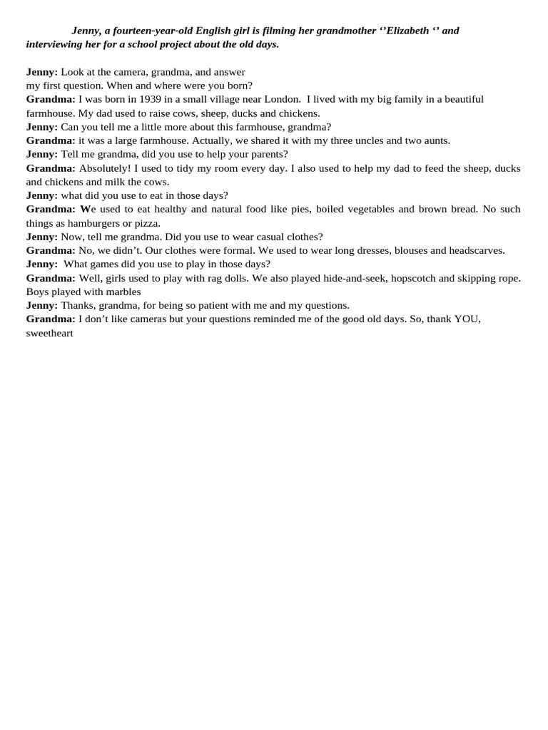 Grandma's Memories of 1930s England | PDF | Home & Garden | Mystery ...