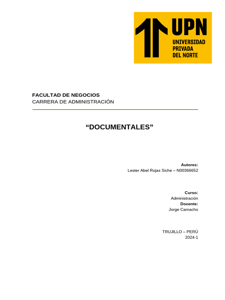 Documentales | PDF