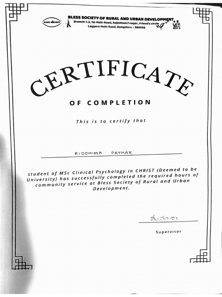 Community Service | PDF