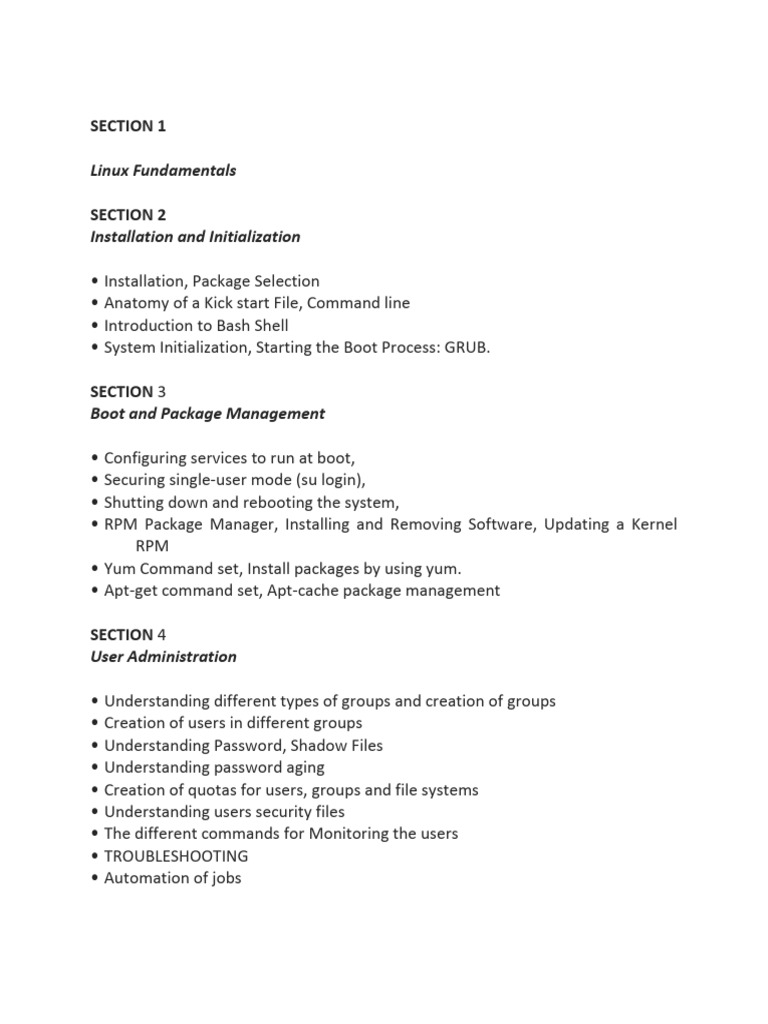 Linux and AWS SysOps Guide | PDF | Distributed Computing Architecture ...