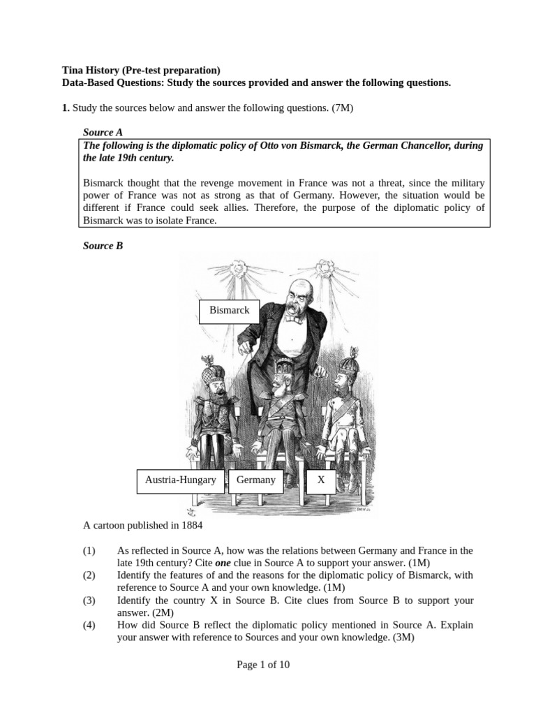 ww1 | PDF | Otto Von Bismarck | German Empire