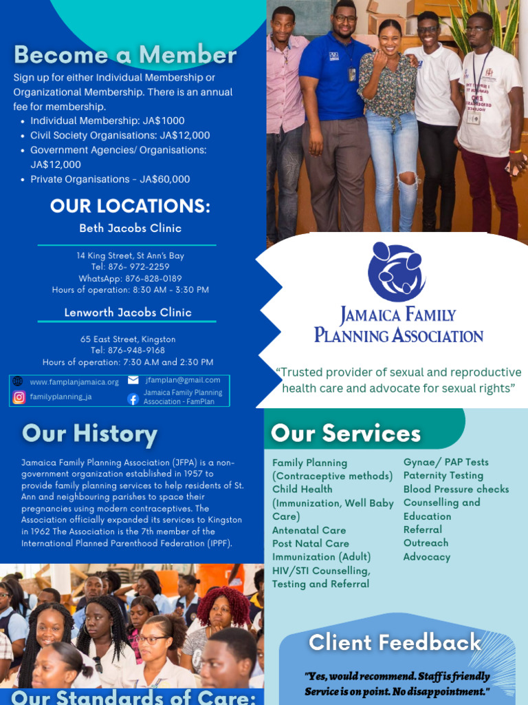 JFPA Company Brochure Edited | PDF | Family Planning | Human Reproduction